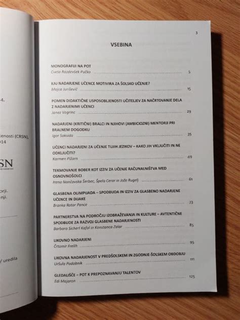 Spodbudno UČno Okolje Ideje Za Delo Z Nadarjenimi V Osnovni šoli