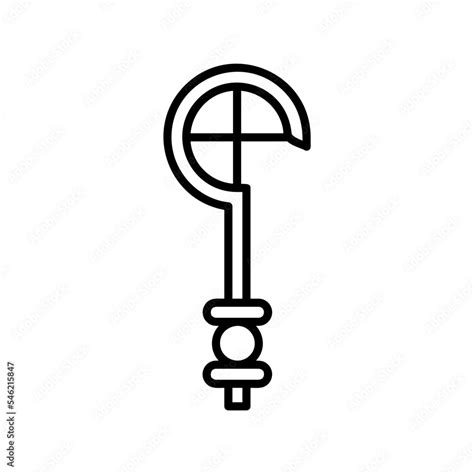 Crosier Icon Stock Vector Adobe Stock