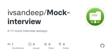 Github Ivsandeep Mock Interview A 1 1 Mock Interview Webapp