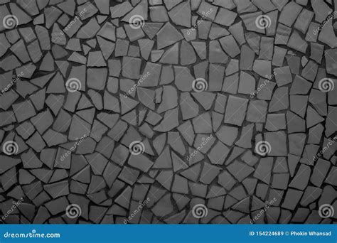Broken Tiles Mosaic Seamless Pattern Stock Illustration Illustration