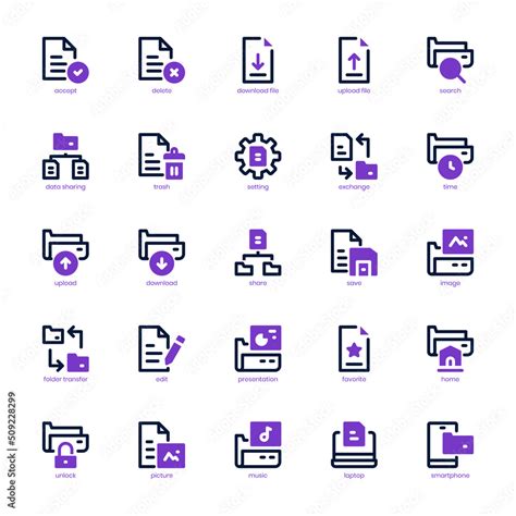 File And Folder Icon Pack For Your Website Design Logo App Ui File