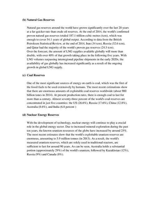 Module PART Lecture Notes Of Sustainable Energy Process B Natural Gas Reserves Natural