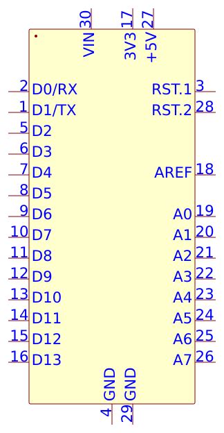 ARDUINO NANO V3 0 Resources EasyEDA