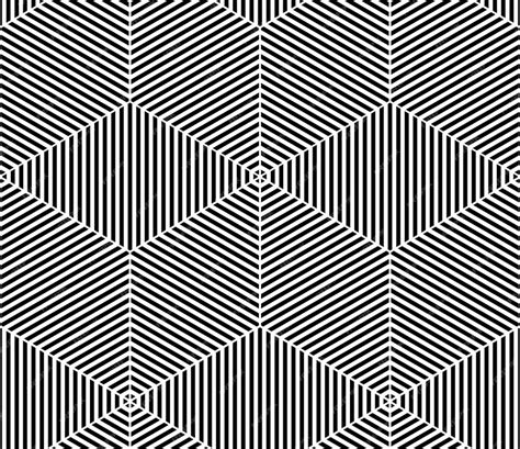 Premium Vector Illusive Continuous Monochrome Pattern Decorative