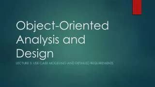 PPT Object Oriented Analysis And Design Project Library Management System LMS PowerPoint