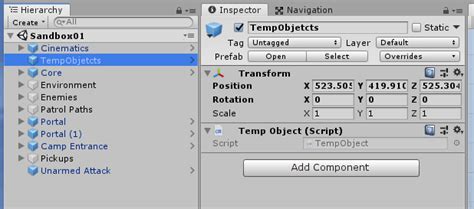 why does findobjectoftype transform return a null reference