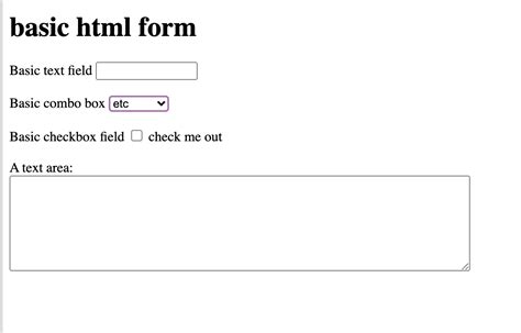 How Do You Write A Text Field Combo Box Check Box And Tex Quizlet