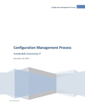 Fillable Online Configuration Management Process Fax Email Print PdfFiller