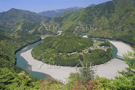 三重県 木津呂集落 23633433 の写真素材 アフロ
