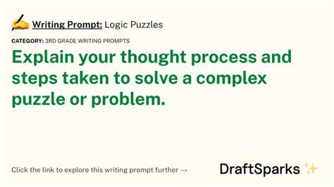 17 Logical Reasoning Writing Prompts