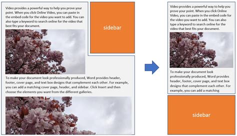 Html How To Wrap Content Including Images Around A Responsive Css Sidebar Stack Overflow