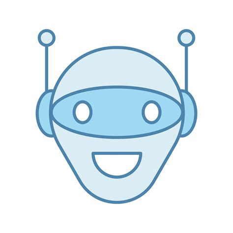 Chatbot Color Icon Talkbot Modern Robot Android Laughing Chat Bot