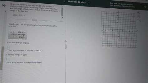 Solved Graph The Following Function Using The Techniques Of