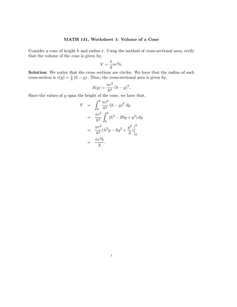 Assignment 1 With Solutions Calculus Ii Math 141 Docsity