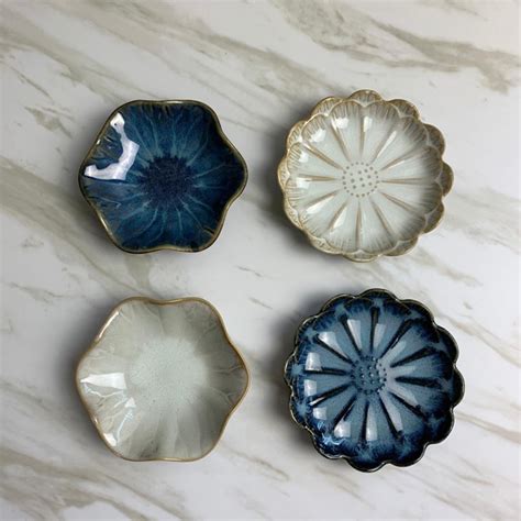 Piring Putih Bunga Piring Kue Monokrom Bunga Cantik