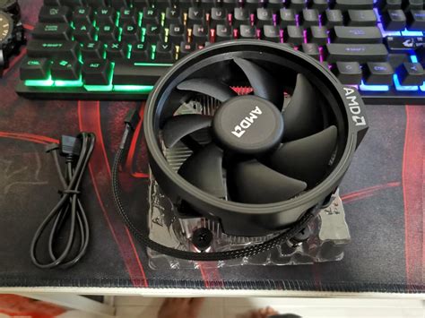 AMD Ryzen Wraith SPIRE RGB CPU Cooler, Computers & Tech, Parts ...