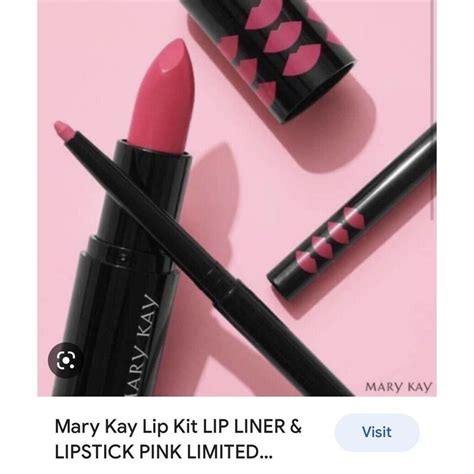 Mary Kay Lip Kit ~ Lip Liner And Lipstick Pink Rose Limited Edition New