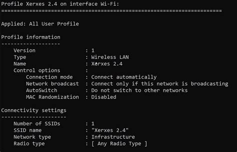 revealing hidden wi fi network information using the netsh command