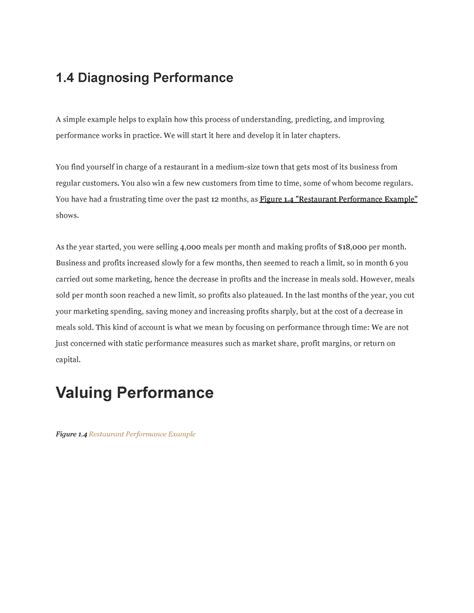 1 4 diagnosing performance 1 diagnosing performance a simple example