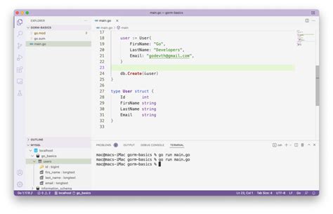 การใช้ Gorm กับ Mysql Go Developers