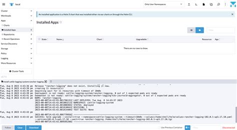 migrate rancher logging k8s eumel blog