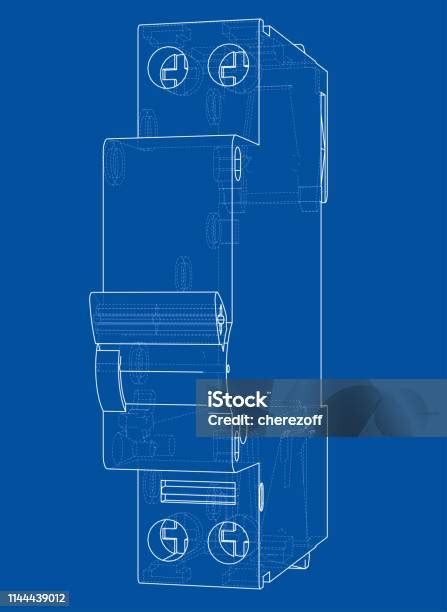 Konsep Pemutus Arus Otomatis Vektor Ilustrasi Stok Unduh Gambar Sekarang Gambar Digital
