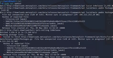 Cant Update Metasploit I Think Server Is Leaked · Issue 16534 · Rapid7metasploit Framework