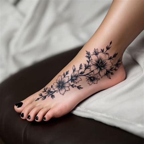 Piercing Abondance In 2025 Ankle Tattoos For Women Cute Ankle Tattoos Foot Tattoos
