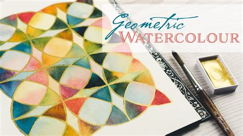Geometric Watercolor Art