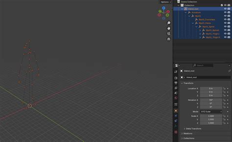 Animation Armature Imported As Empties How To Convert To Blender