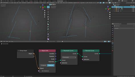 Reverse Curve Problem In Geometry Nodes Blender Stack Exchange