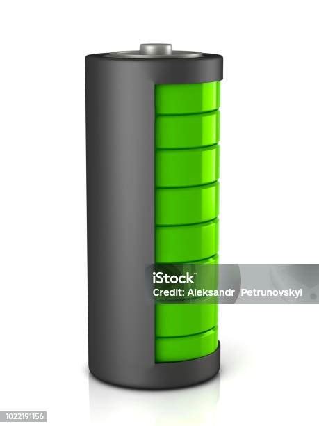 3d 렌더링입니다 배터리 부하 아이콘 0명에 대한 스톡 사진 및 기타 이미지 0명 3차원 형태 급유 Istock