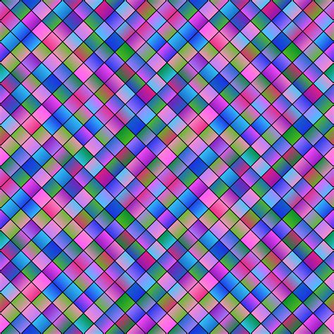Geometrical Gradient Seamless Diagonal Square Pattern Background