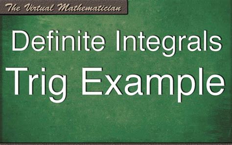 Definite Integral Examples Sine And Cosine Artofit Definite Integral Examples Sine And Cosine Artofit