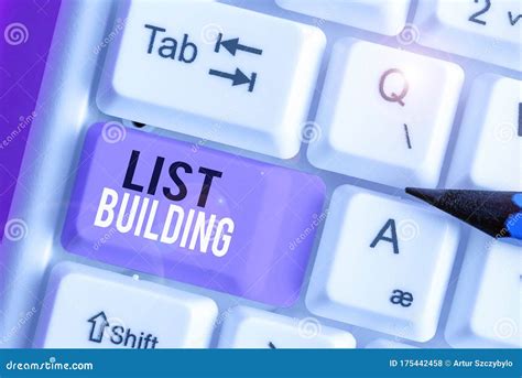 Writing Note Showing List Building Business Photo Showcasing Database