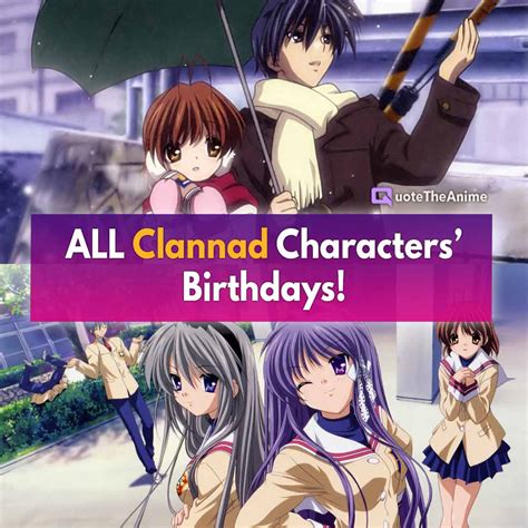 Clannad Characters