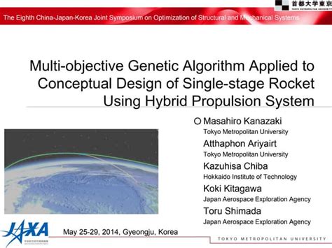 Multi Objective Genetic Algorithm Applied To Conceptual Design Of Single Stage Rocket Using