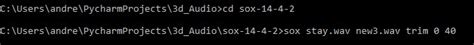 Python Subprocess Cd And Then Call Command Doesnt Work Terminal Does