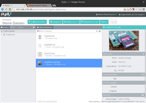 Pydio Ehemals Ajaxplorer Unter Debian Oder Ubuntu Installieren Linux