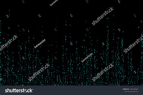 Vector Binary Code Cyber Background Big เวกเตอร์สต็อก ปลอดค่าลิขสิทธิ์ 1268130262 Shutterstock