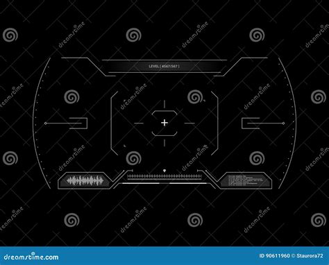 Sci Fi Futuristic Interface Viewfinder Hud User Interface Concept User Interface High Tech