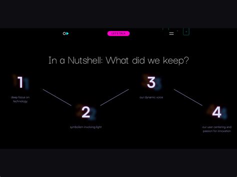 Step Interface With Glowing Animation Aards