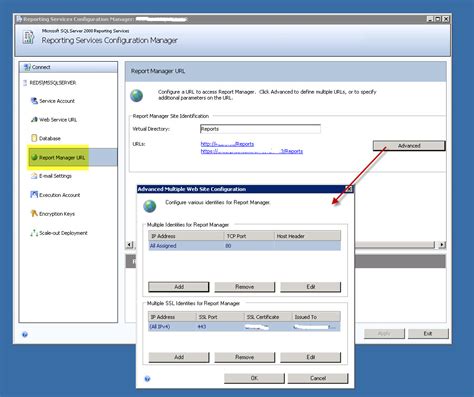 Reporting Services How To Disable Ssrs 2008 Manager Stack Overflow
