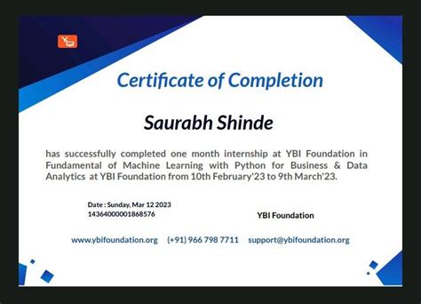 Machinelearning Python Internship Saurabh Shinde