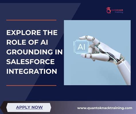 Find The Role Of Ai Grounding In Salesforce Integration With Salesforce Trainiung