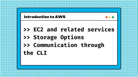Introduction To Aws Ec2 Related Services And Aws Through The Cli