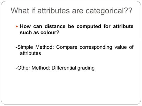 K Nearest Neighbor Classifier Pptx Science