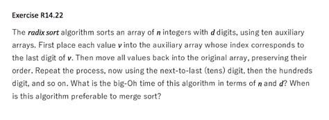 Solved P146 Implement The Radix Sort Algorithm Described In