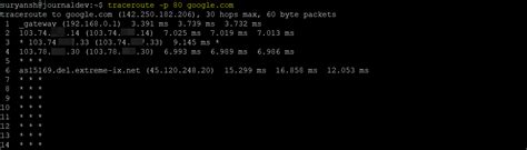The Traceroute Command In Linux Linuxfordevices