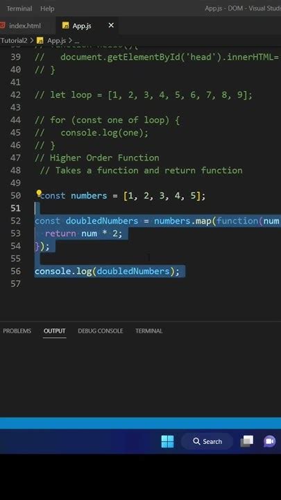 Higher Order Function In Javascript Javascript Programming Coding Interview Viral Shorts